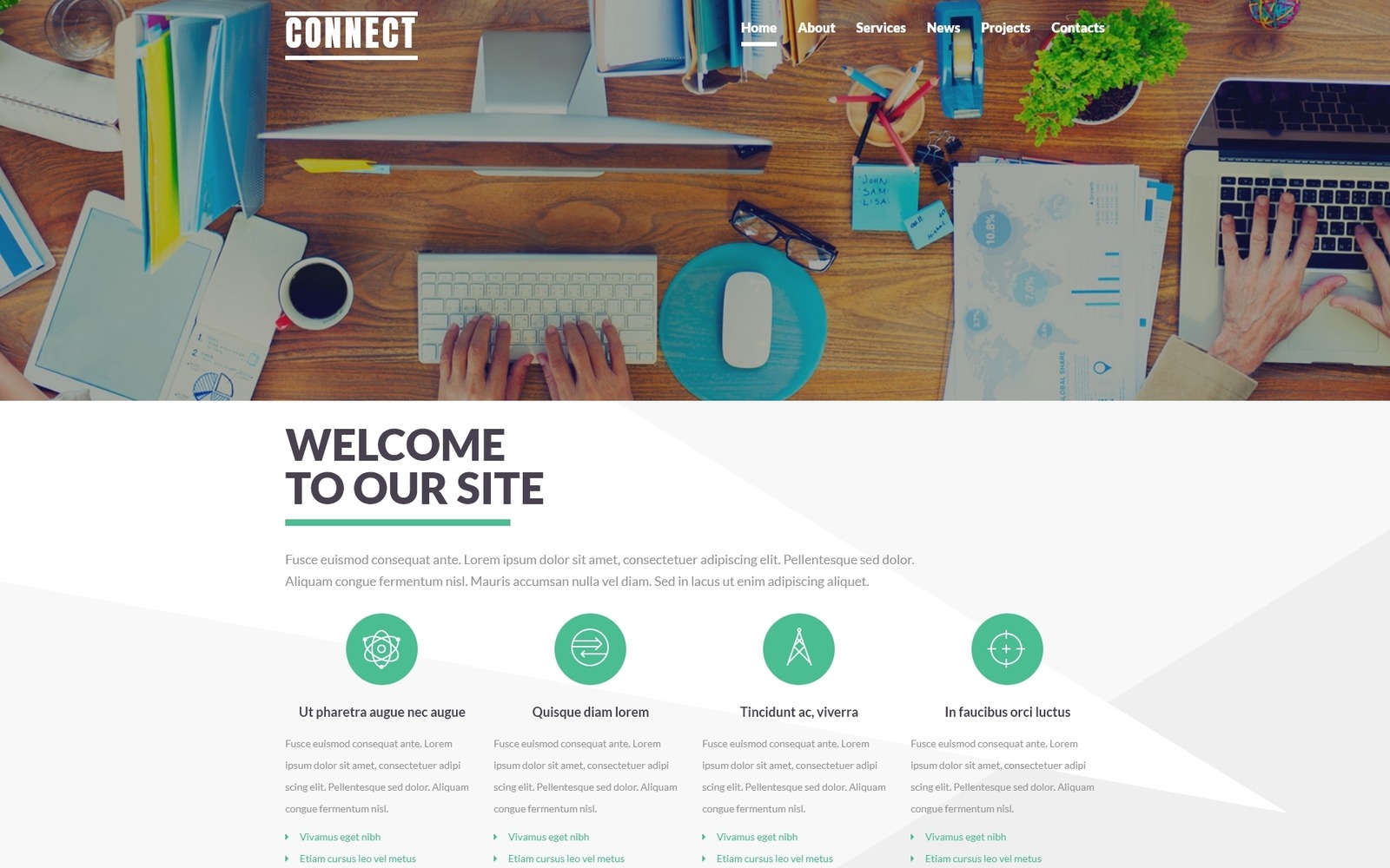 Communications Service Theme Joomla Template