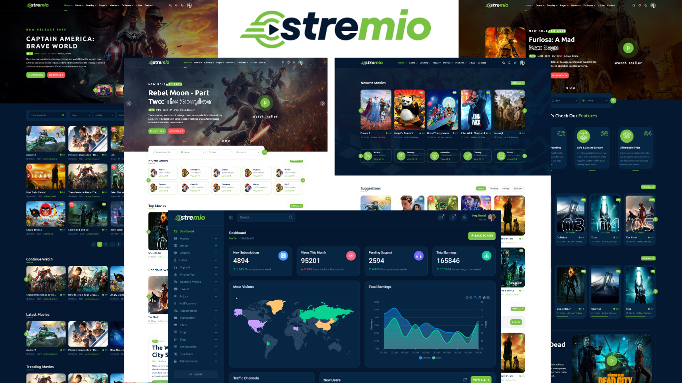 Stremio - Movies, TV Shows And Video Streaming HTML5 Template