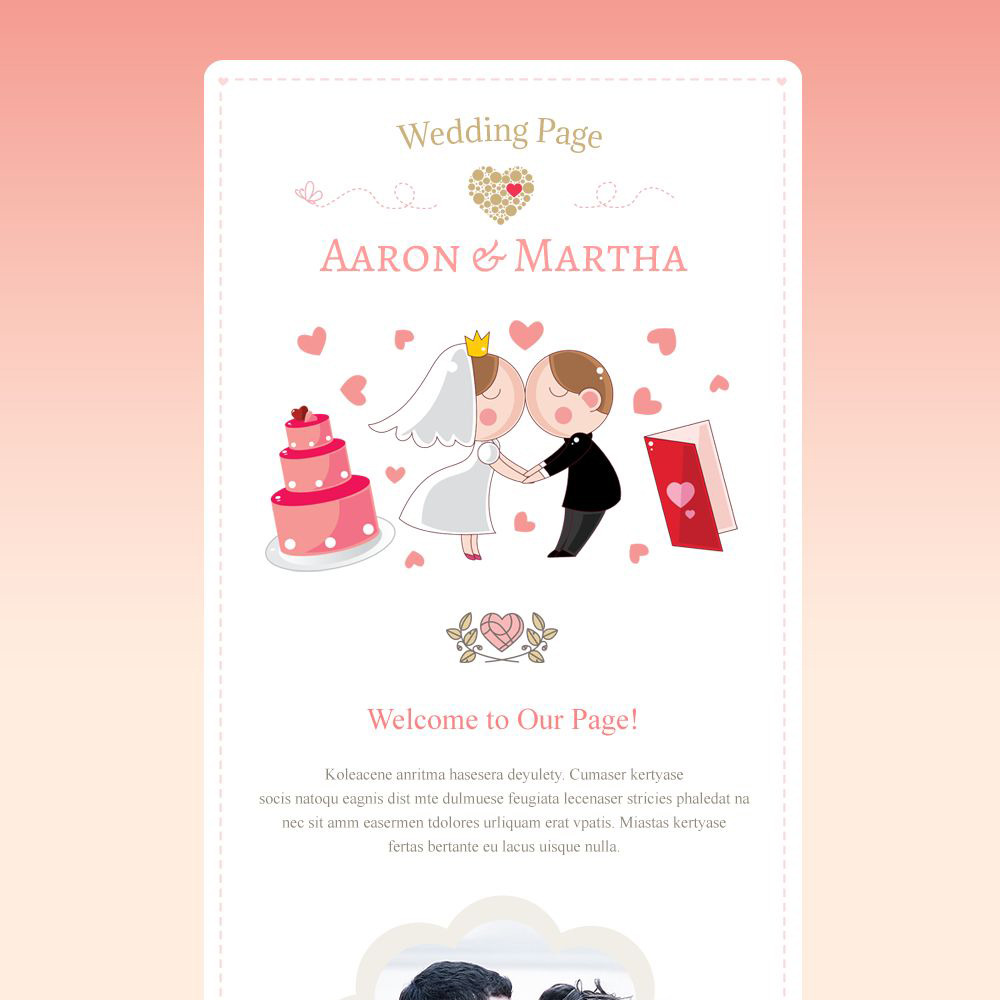 Wedding Planner Responsive Newsletter Template