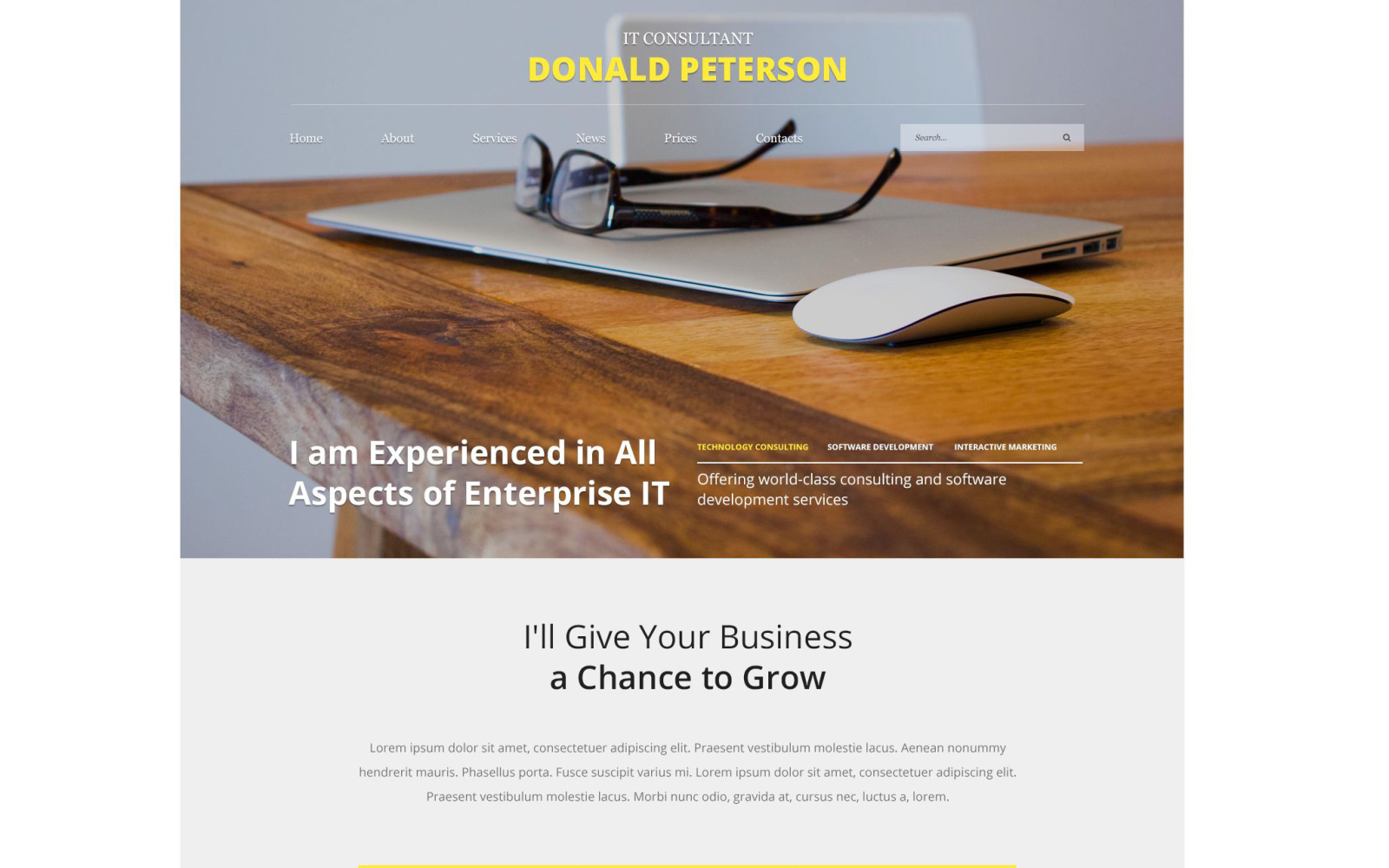 IT Guru Website Template #55025 - TemplateMonster