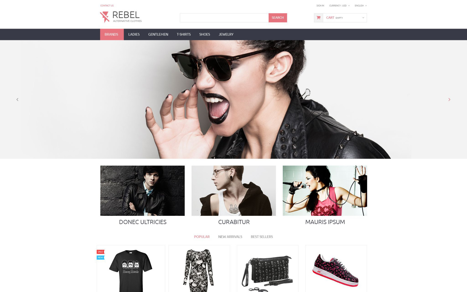 Rebel PrestaShop Theme #55378 - TemplateMonster