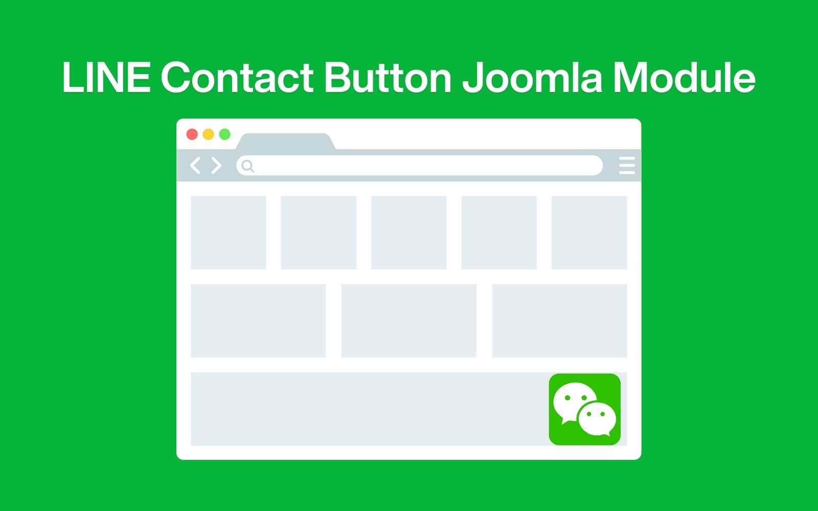 LINE Contact Button – Free Joomla Module - TemplateMonster