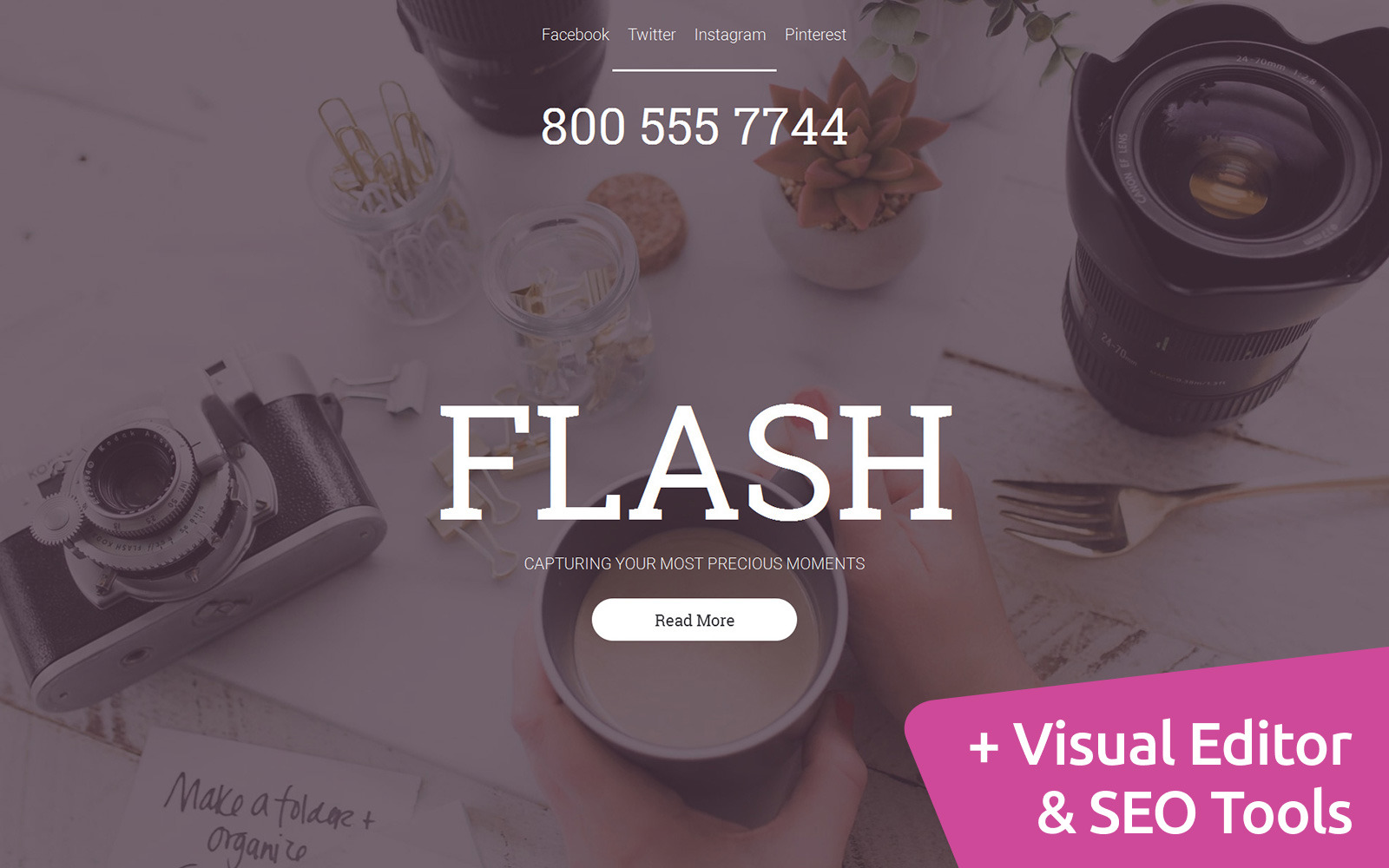 Photo Portfolio Photo Gallery Template - TemplateMonster