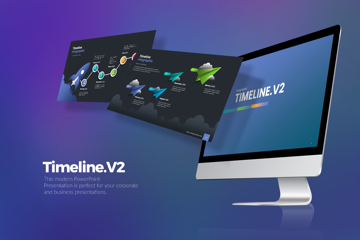 Презентація PowerPoint часової шкали версії 2