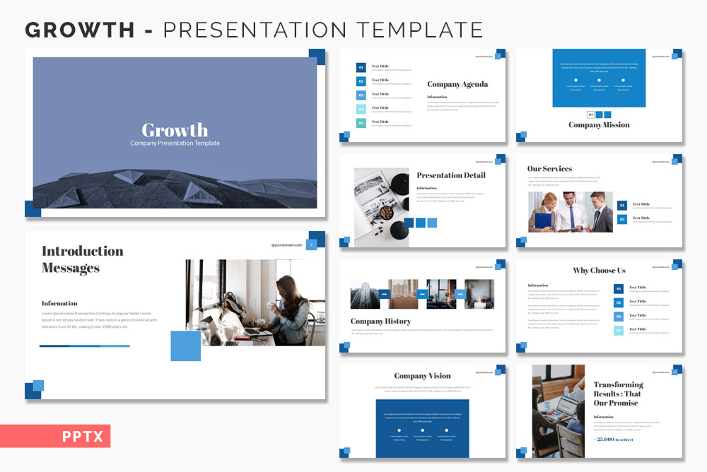 Growth Powerpoint Template #562297 - TemplateMonster