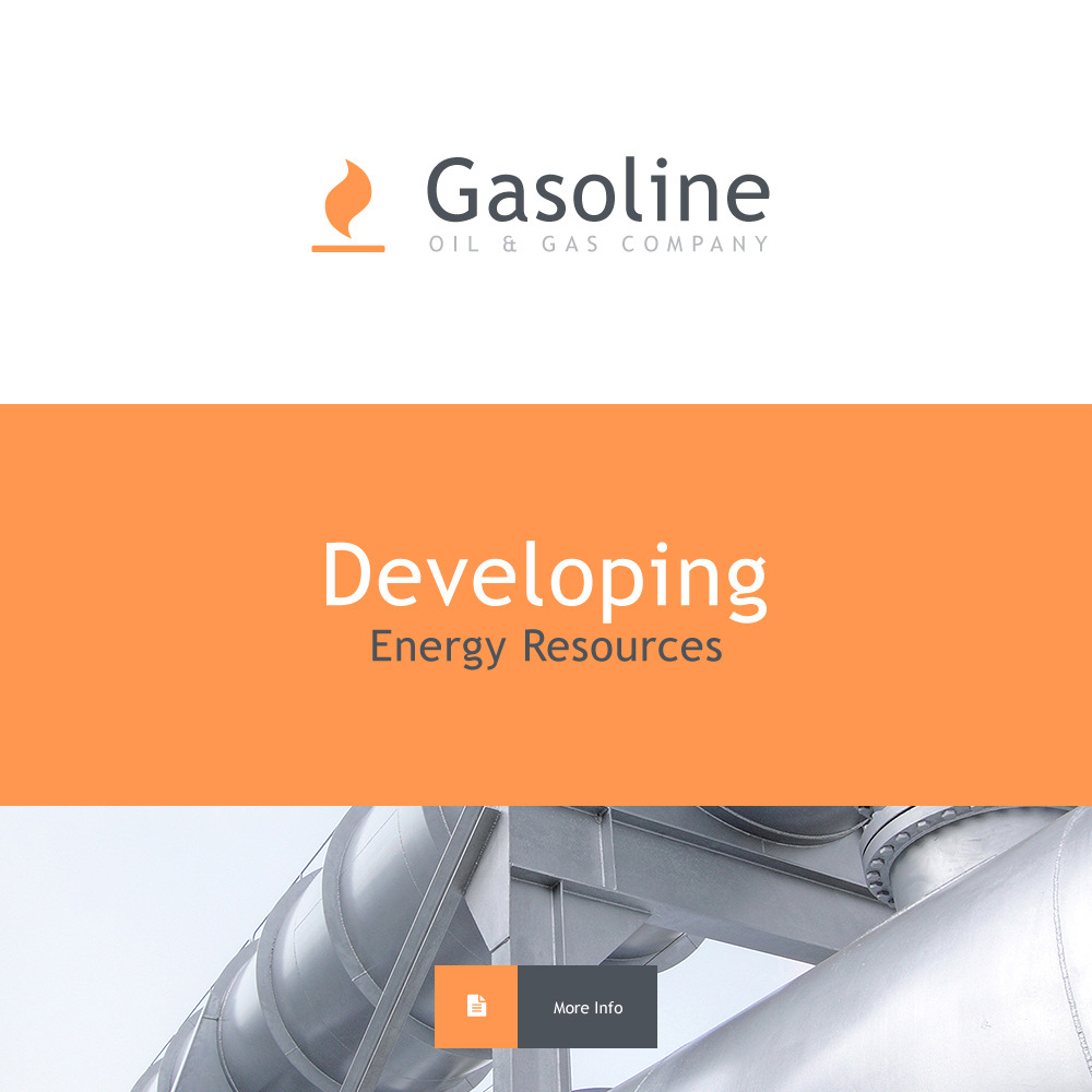 Gas & Oil Responsive Newsletter Template - TemplateMonster