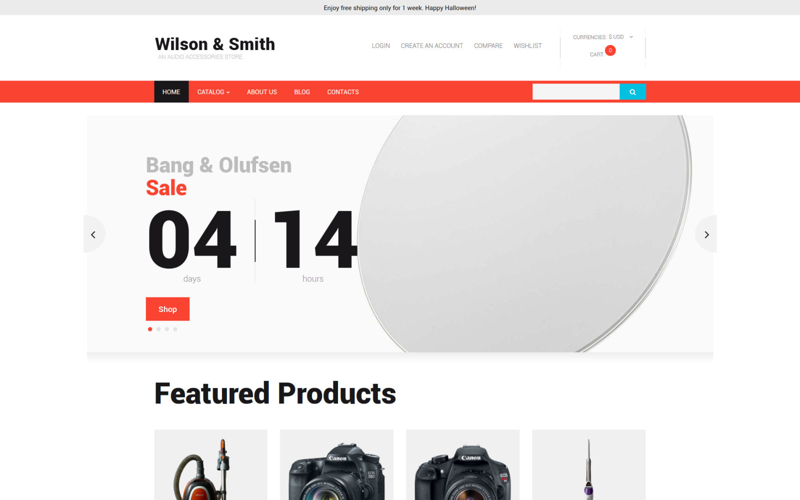 Electronics Store VirtueMart Template - TemplateMonster