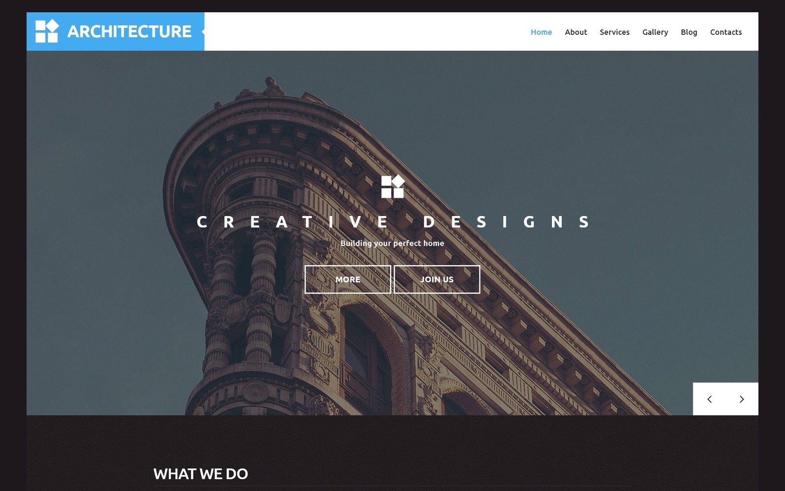 Architecture WordPress Theme #58705 - TemplateMonster