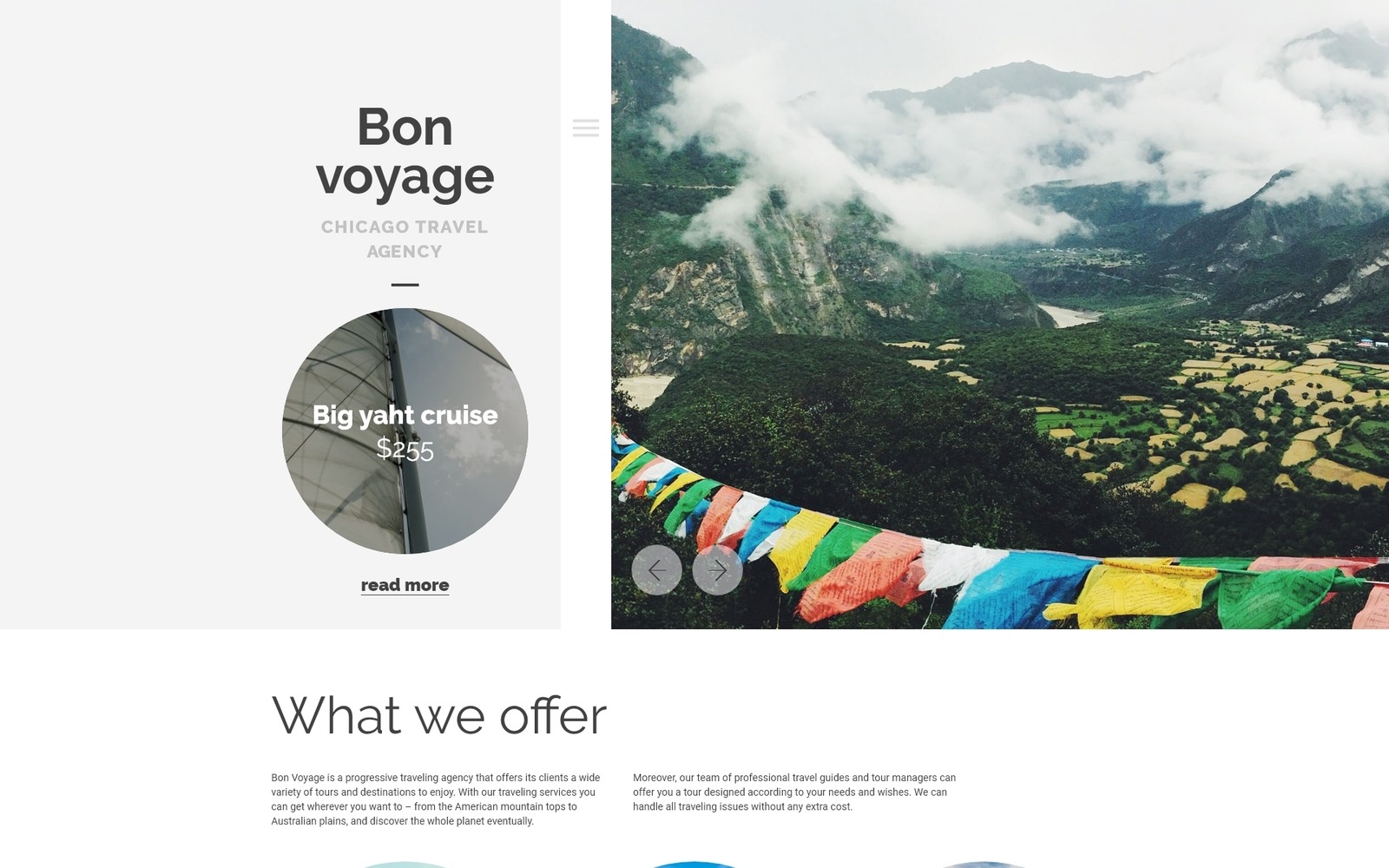 Bon Voyage WordPress Theme #58871 - TemplateMonster