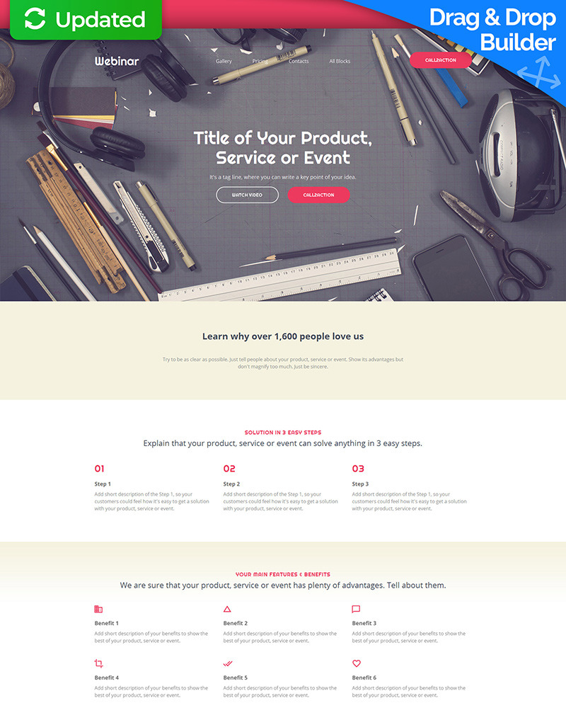 Web Development Landing Page Template - TemplateMonster
