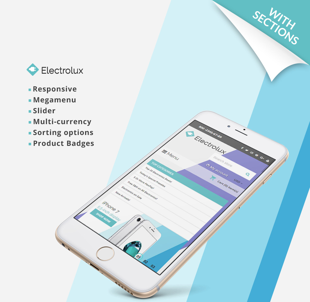 Electrolux - Electronics Store Responsive Shopify Theme