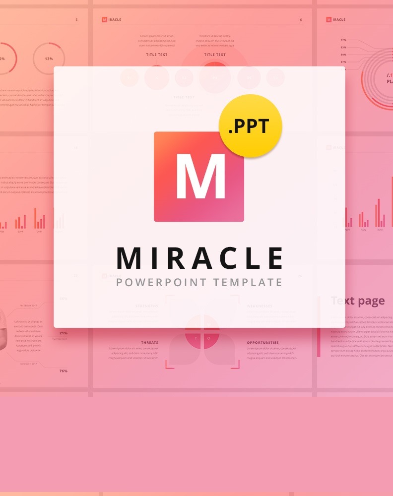 Miracle PowerPoint template #63583 - TemplateMonster
