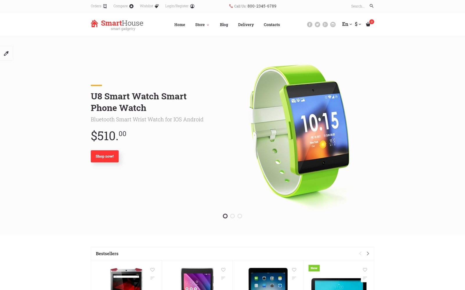 Electronics Store Responsive OpenCart Template