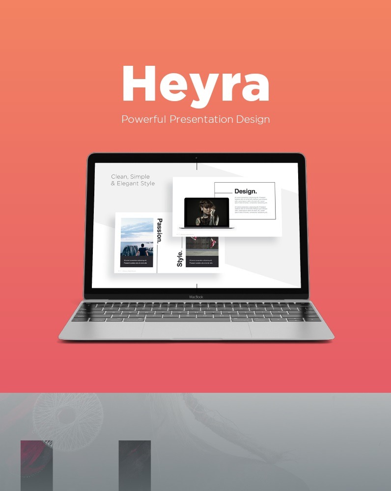Heyra PowerPoint template #63604 - TemplateMonster