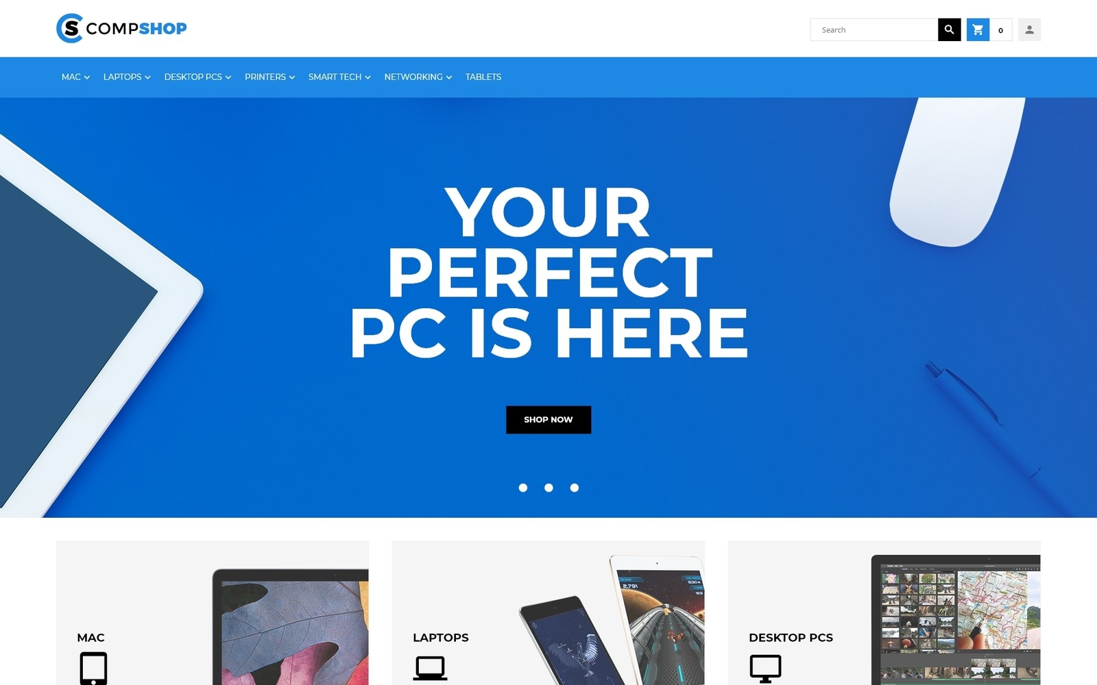 CompShop - Computer Store Magento Theme - TemplateMonster
