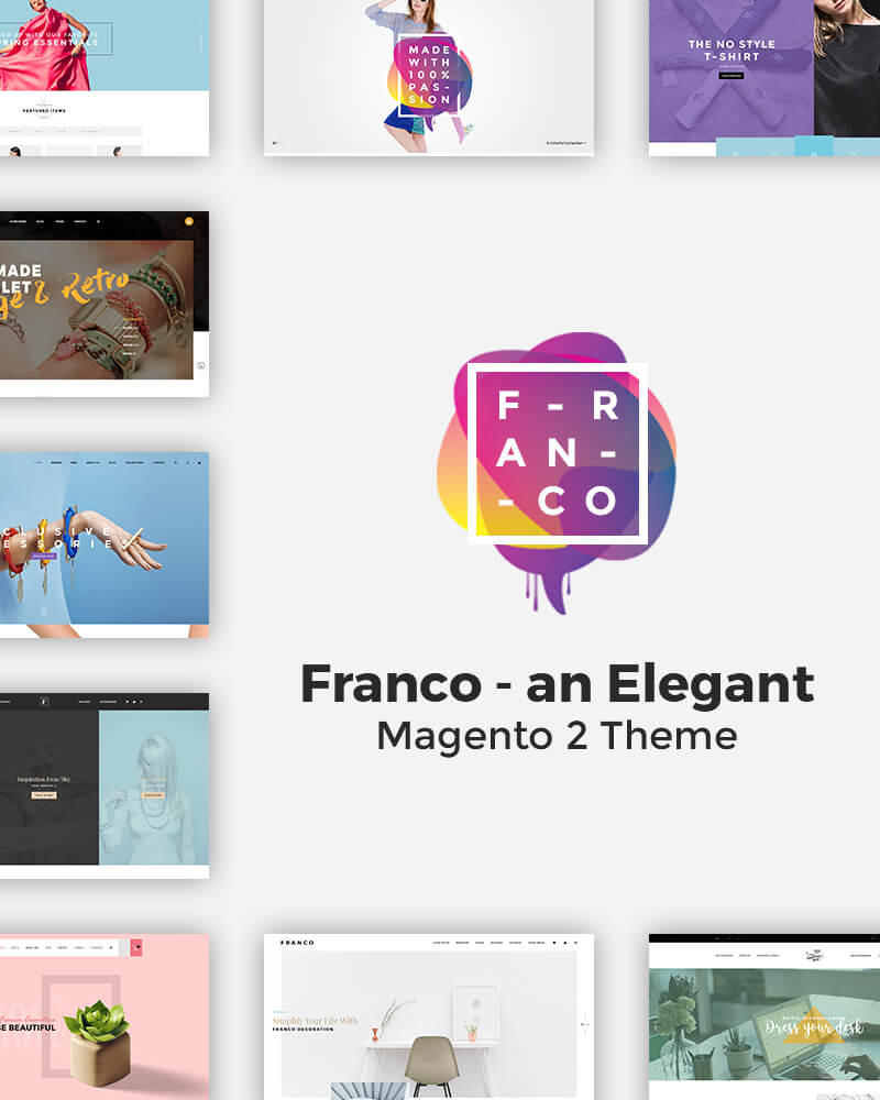 Franco - Elegant Magento 2 and 1 Theme Magento Theme