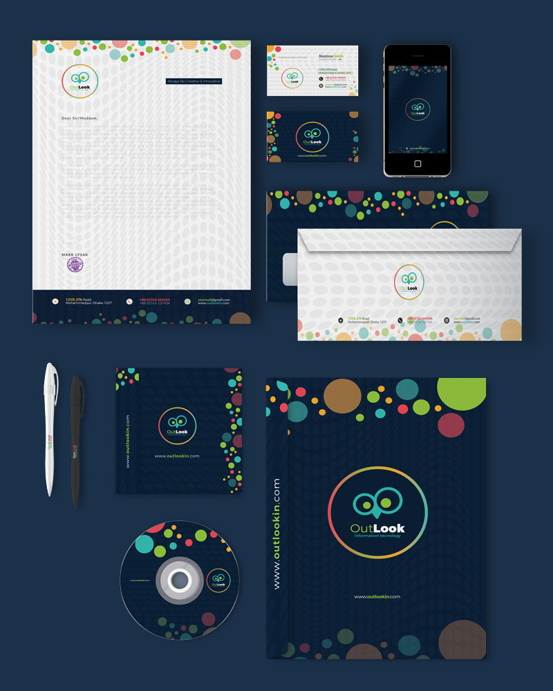 Outlook Corporate Branding Identity - Corporate Identity Template
