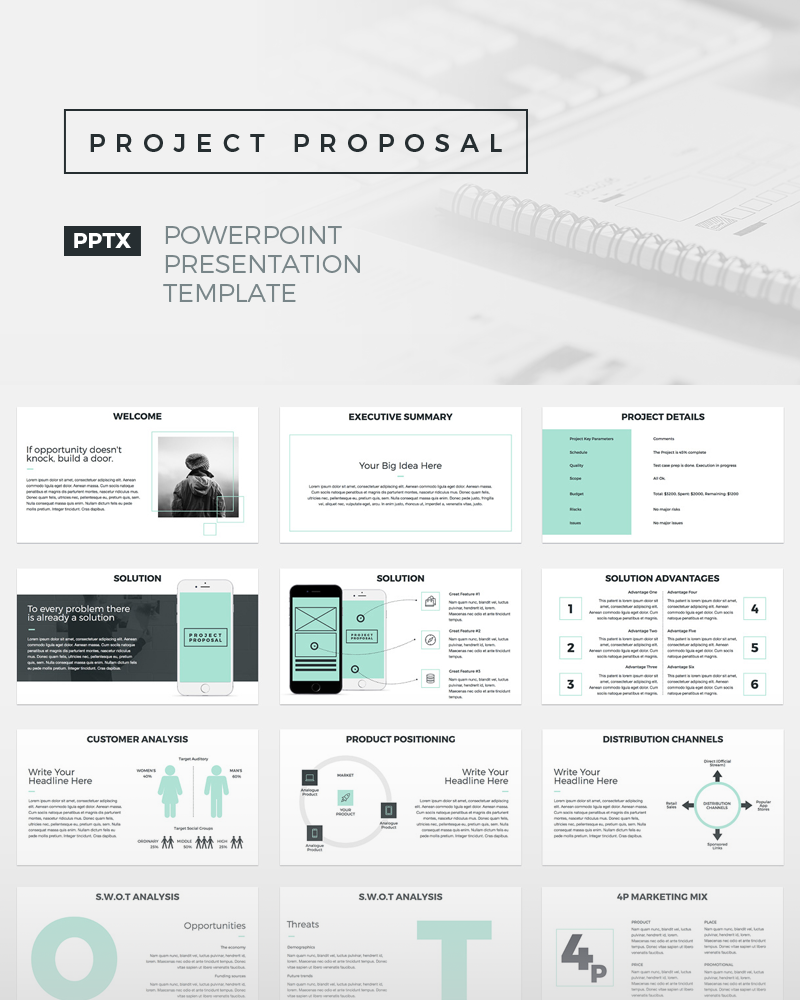 Business & Services PowerPoint template - TemplateMonster