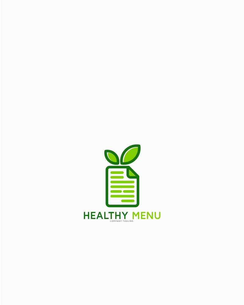 Healthy Menu Logo Template #64759 - TemplateMonster