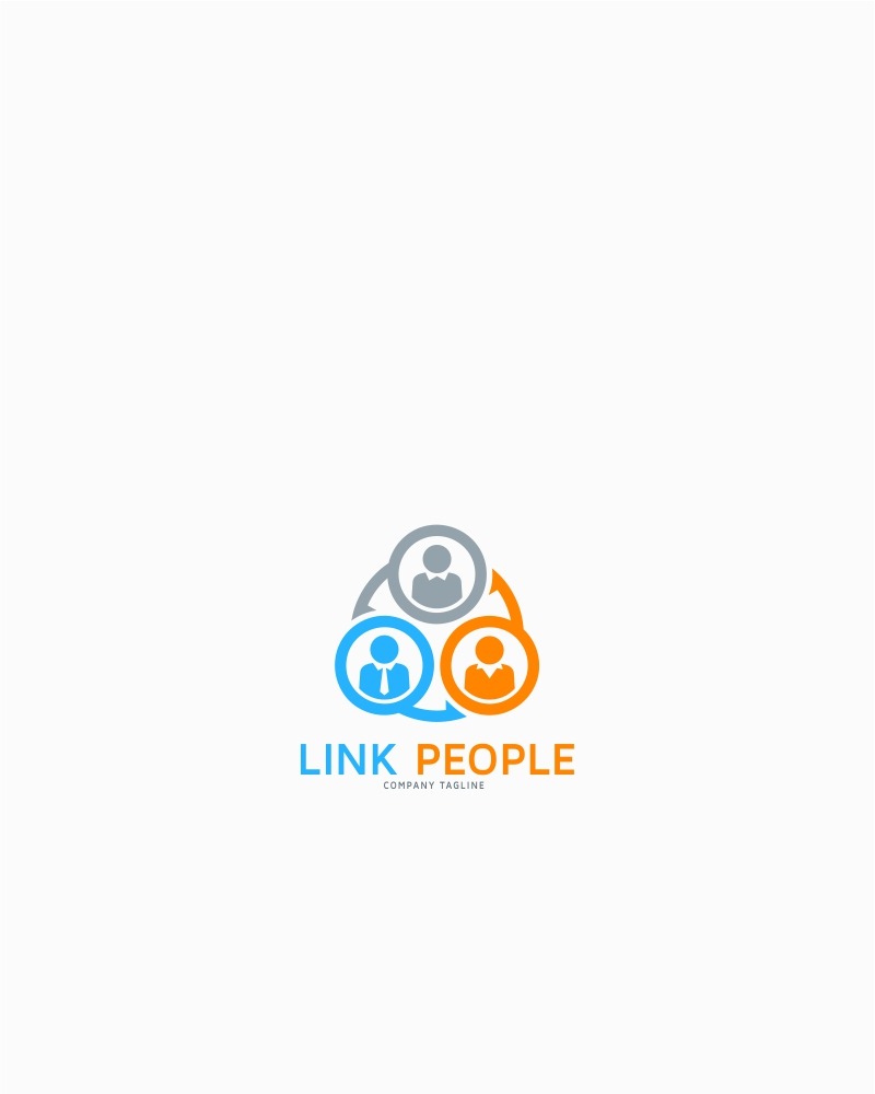 People Network Logo Template #64796 - TemplateMonster