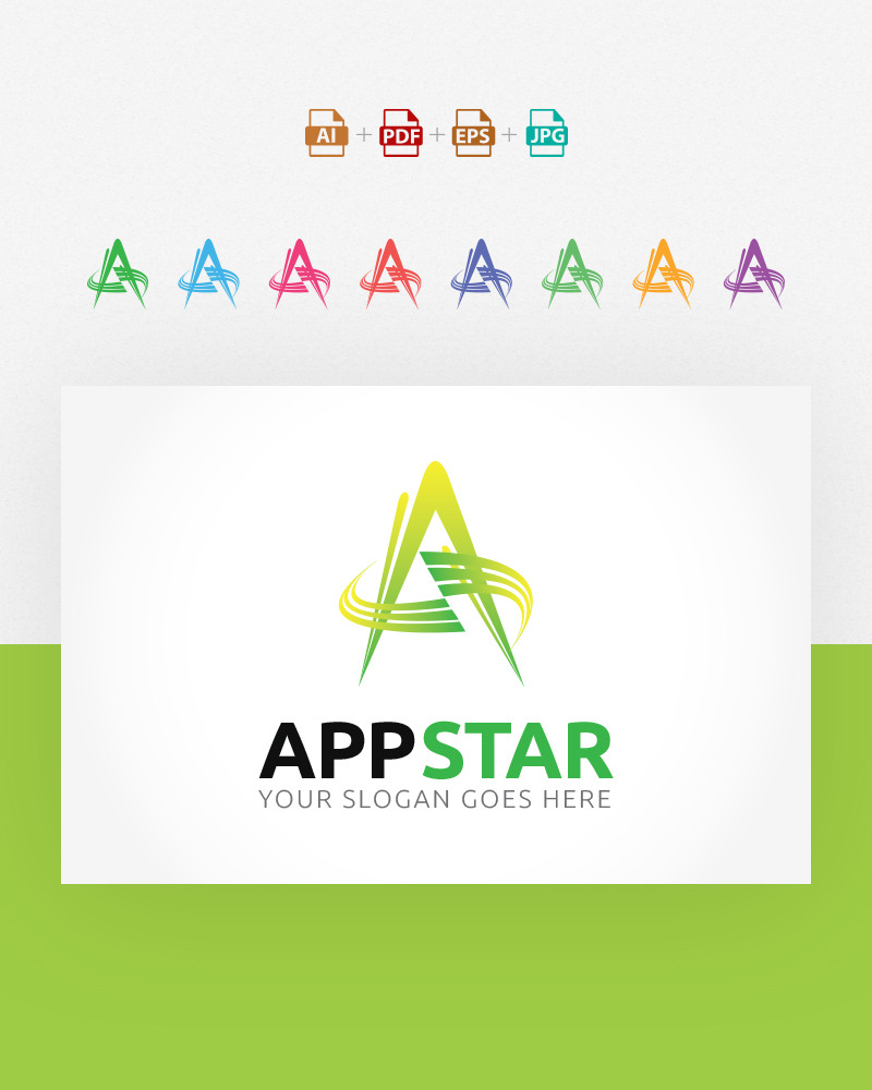 AppStar Logo Template #64858 - TemplateMonster