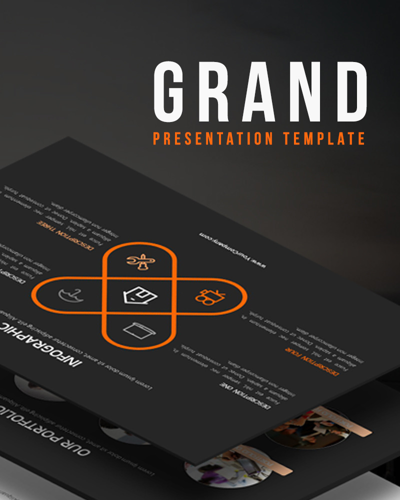 Grand PowerPoint template #64837 - TemplateMonster