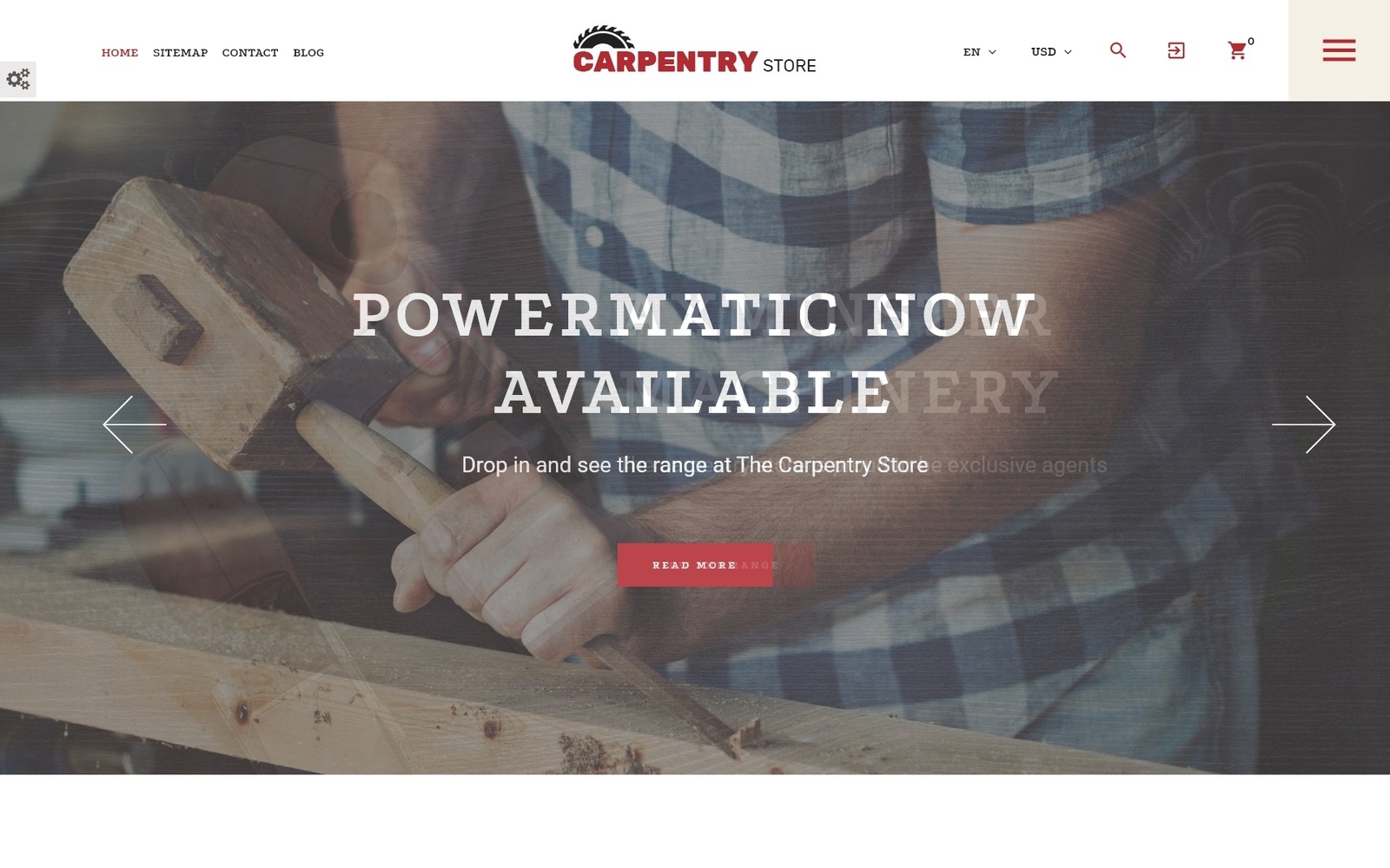 Carpentry Store PrestaShop Theme #65047 - TemplateMonster