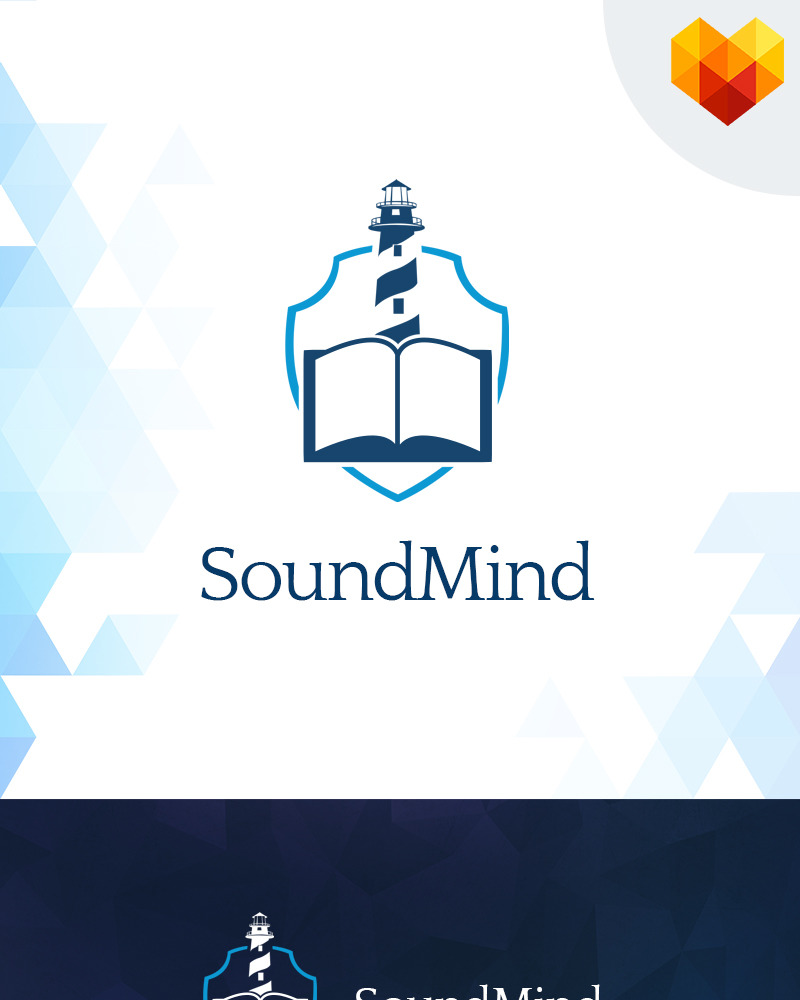 Sound Mind Logo Template #65013 - TemplateMonster