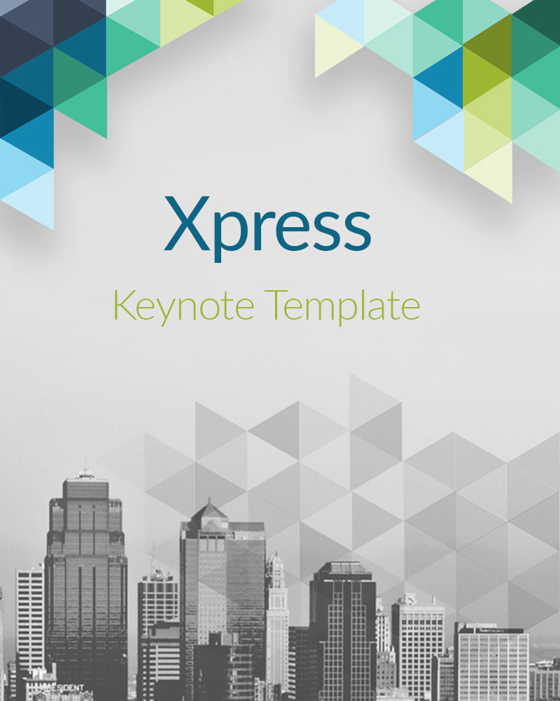Xpress - Keynote template #65434 - TemplateMonster