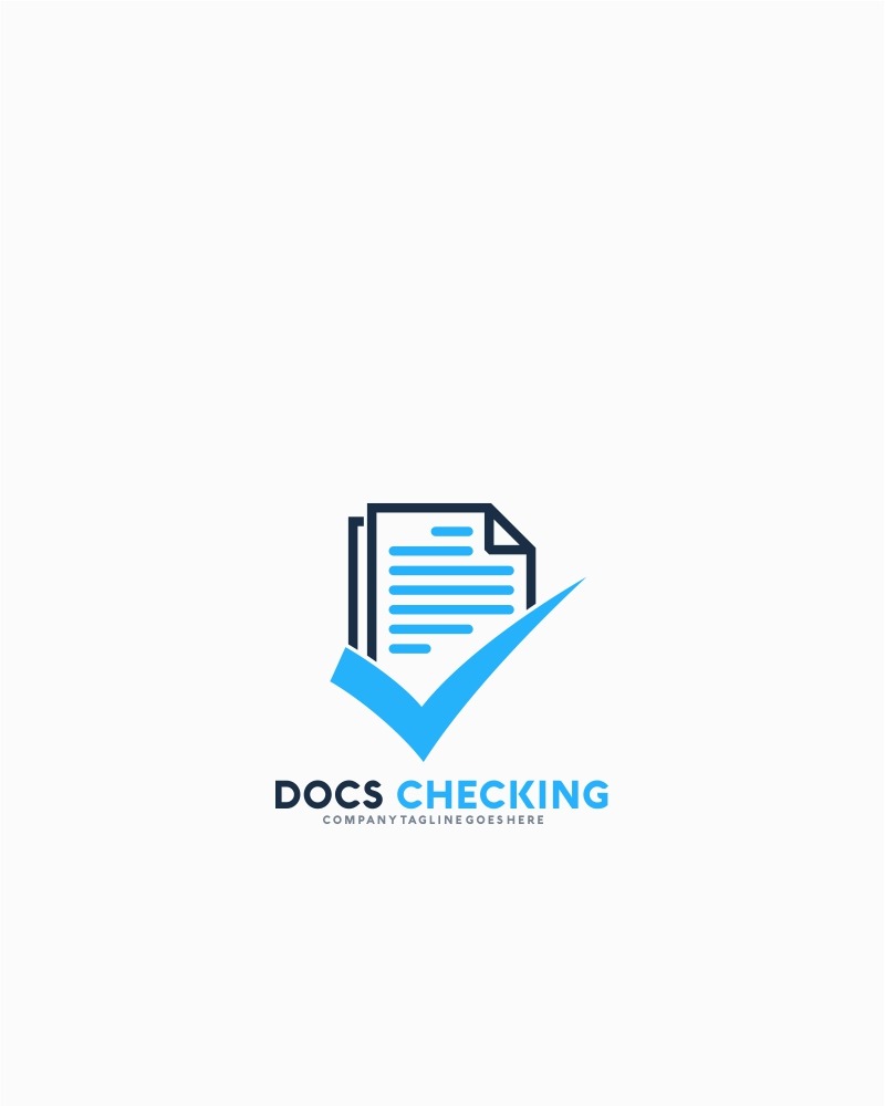 Document Checking Logo Template #65535 - TemplateMonster