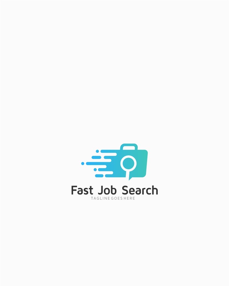 Fast Job Logo Template #65515 - TemplateMonster