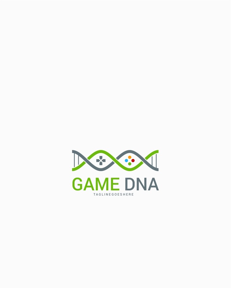 Game DNA Logo Template #65516 - TemplateMonster