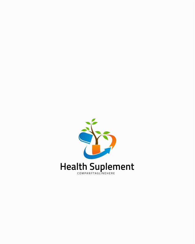 Healthy Suplement Logo Template #65519 - TemplateMonster