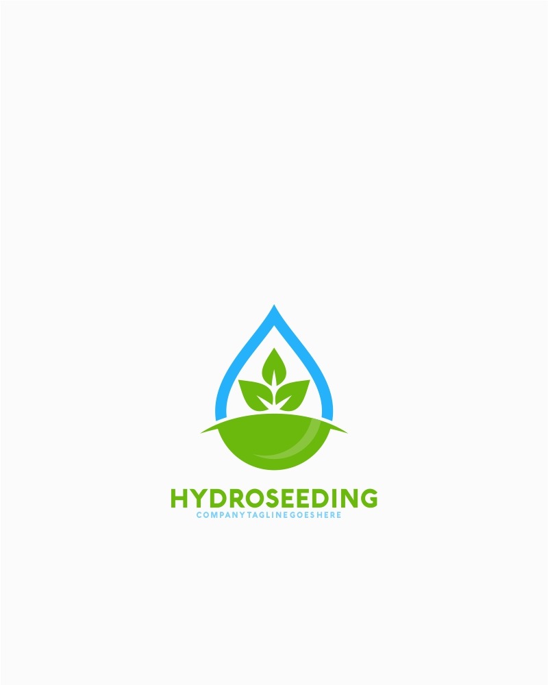 Hydroseeding Logo Template #65521 - TemplateMonster