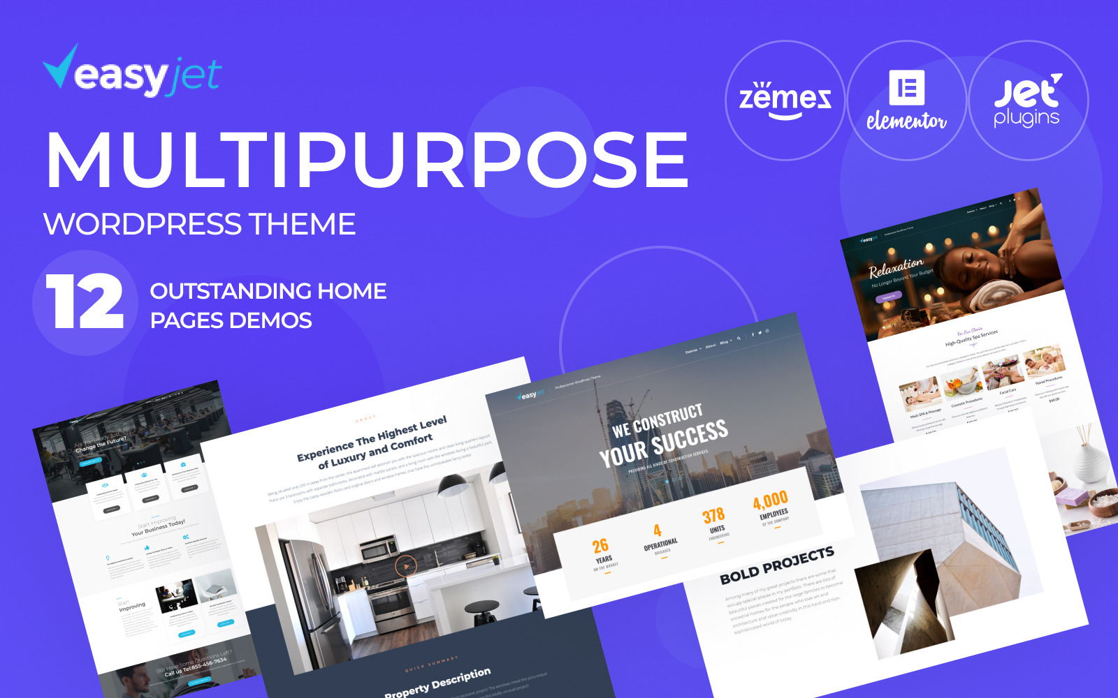 EasyJet - Multi Homepage WordPress Theme - TemplateMonster
