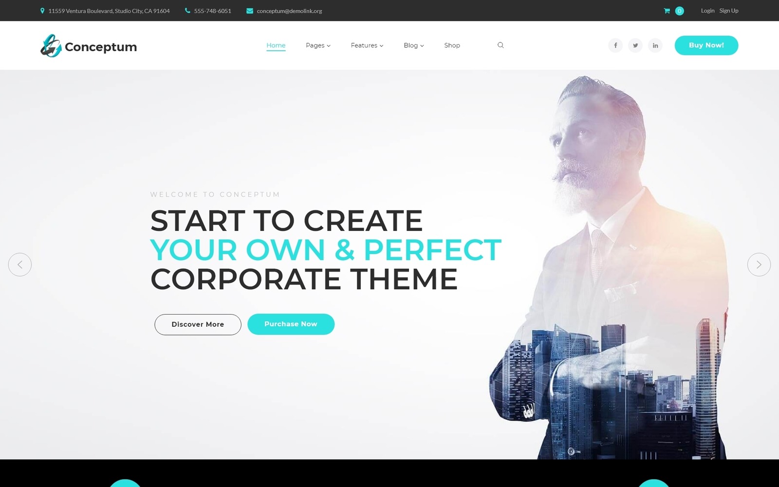 Conceptum - Corporate Responsive WordPress Theme