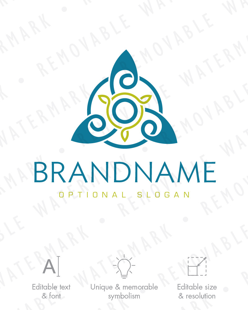 Trinity Knot Cycle Logo Template #65947 - TemplateMonster