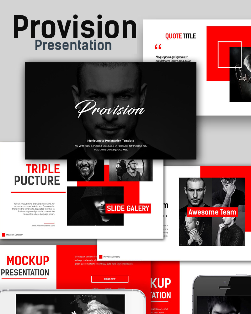 Provision Creative - Keynote template - TemplateMonster