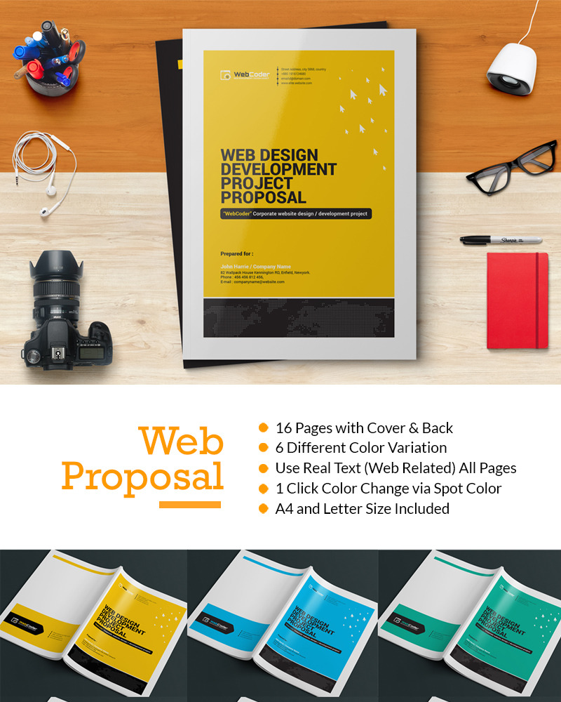 Web Proposal for Web Design and Development Agency - Corporate Identity ...
