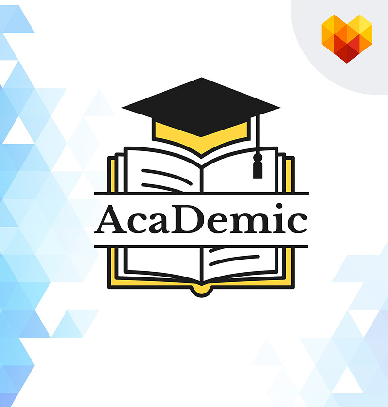 AcaDemic - Modelo de logotipo educacional - TemplateMonster