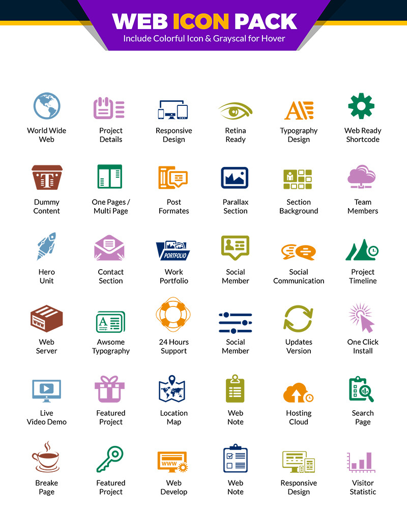 Pack Web | Vecteur de site Web pour agence ou entreprise de conception ...