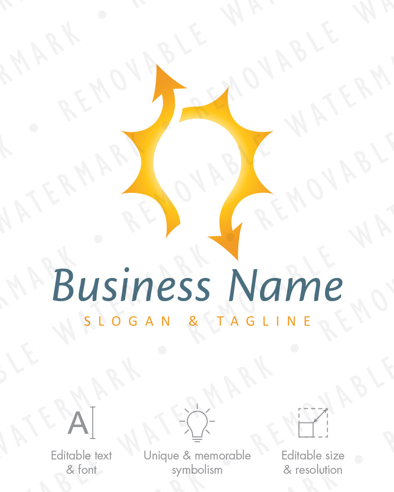 Solar Synergy Logo Template #67079 - TemplateMonster