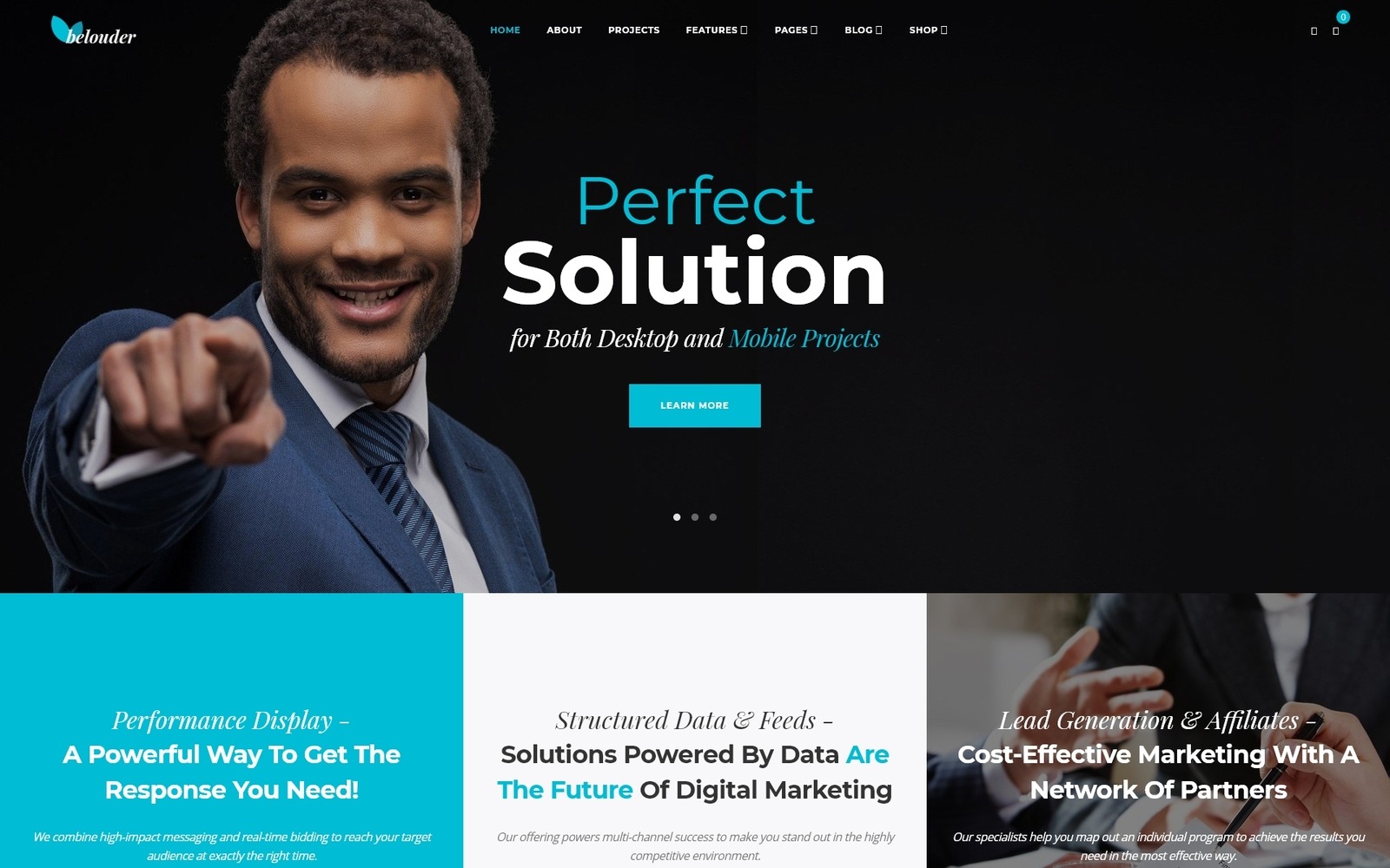 Belouder - Business&Service Responsive WordPress Theme