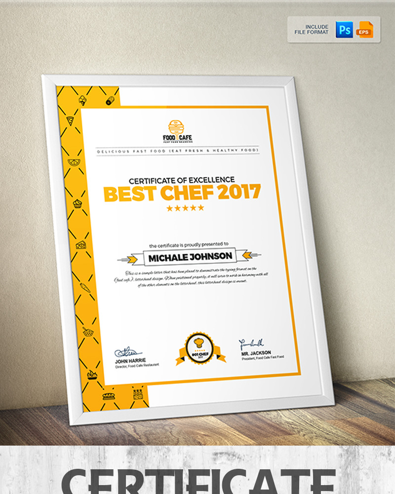 Modèle de conception de certificat pour le modèle de certificat du ...