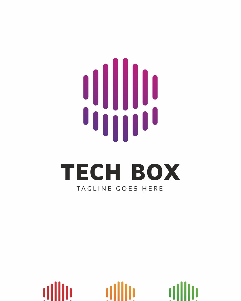 Modèle de logo TechBox #67521 - TemplateMonster
