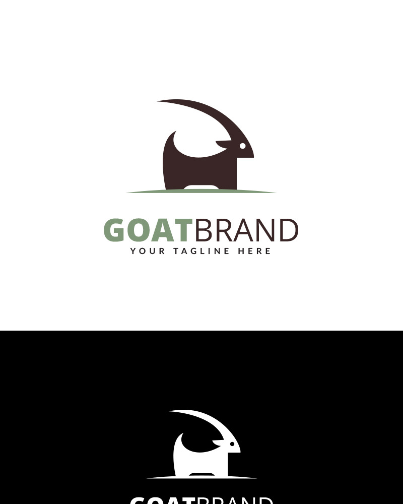Goat Brand Logo Logo Template #67846 - TemplateMonster