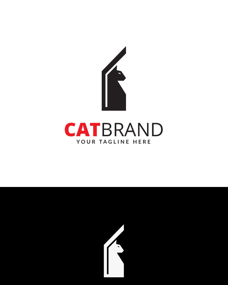 Cat Logo Template #68378 - TemplateMonster