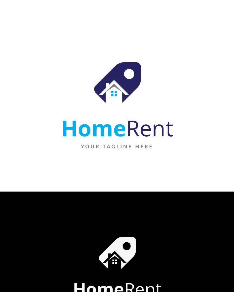 Home Rent - Logo Template #68352 - TemplateMonster