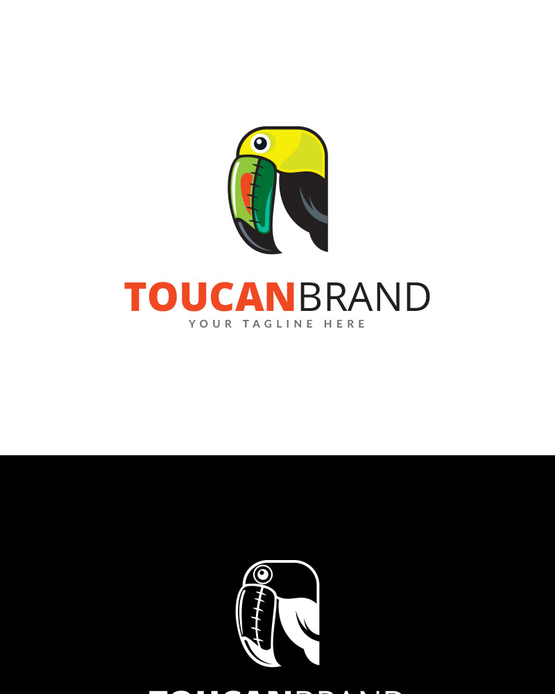 Modello di logo del marchio tucano #68341 - TemplateMonster
