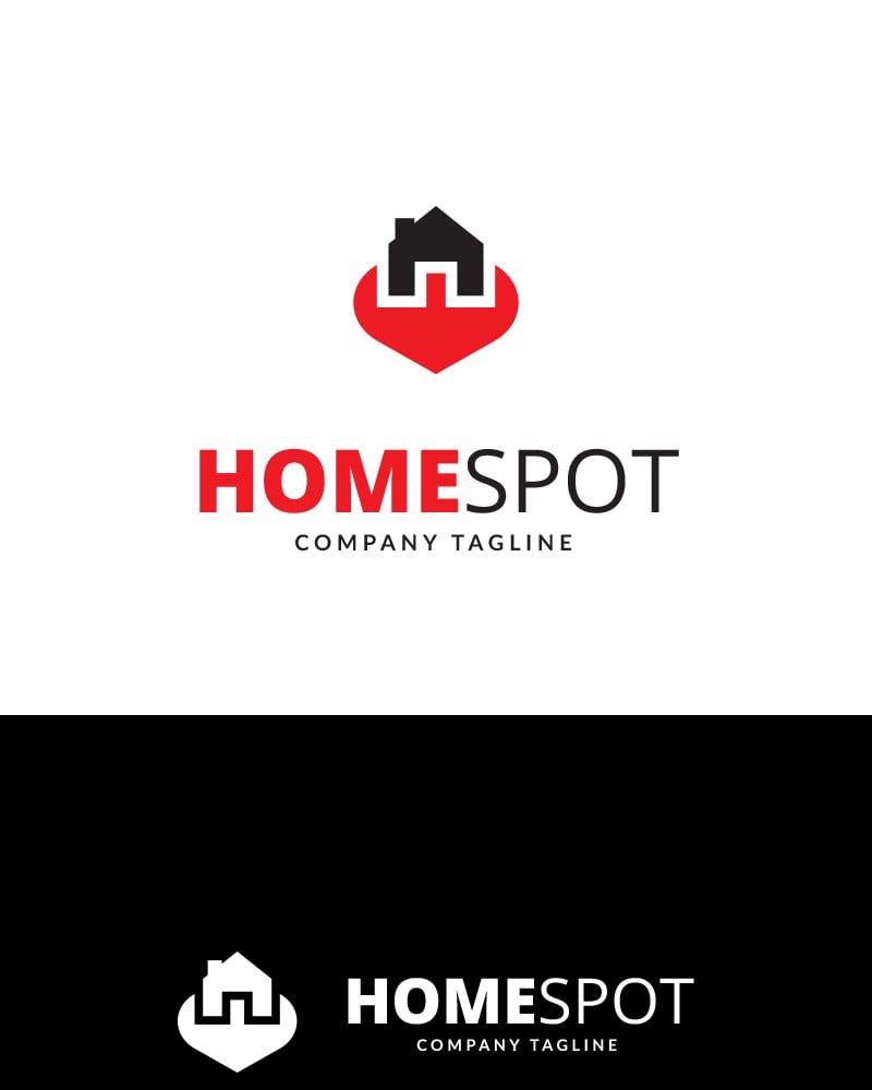 Home Spot Logo Template #68438 - TemplateMonster